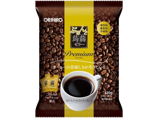 オリヒロ ぷるんと蒟蒻ゼリー プレミアムコーヒー | 商品紹介 | お菓子・駄菓子の仕入れや激安ネット通販なら菓子卸問屋タジマヤ