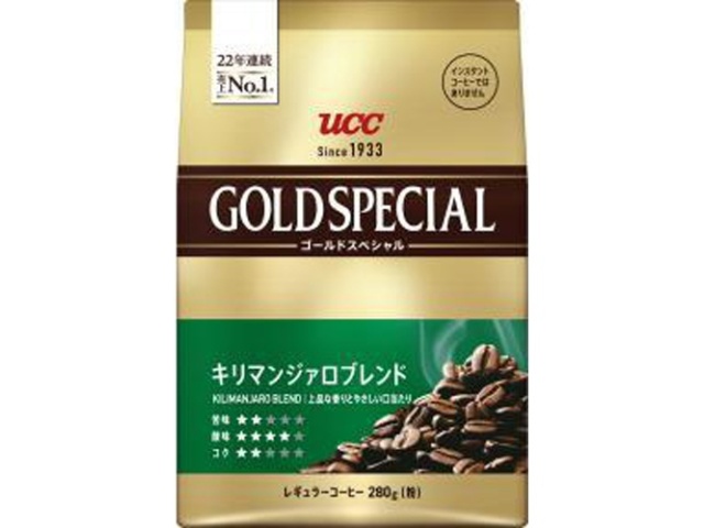 UCC ゴールドスペシャルキリマンB 280g | 商品紹介 | お菓子・駄菓子の仕入れや激安ネット通販なら菓子卸問屋タジマヤ