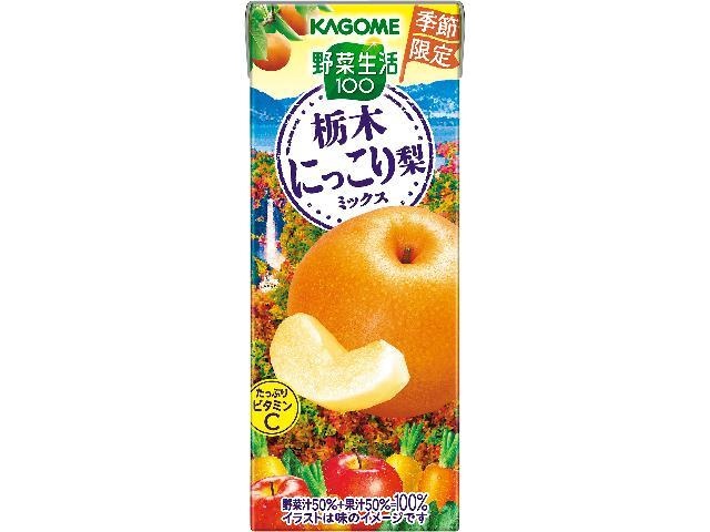 カゴメ 野菜生活栃木にっこり梨ミックス紙195ml【09/03 新商品】 | 商品紹介 | お菓子・駄菓子の仕入れや激安ネット通販なら菓子卸問屋タジマヤ