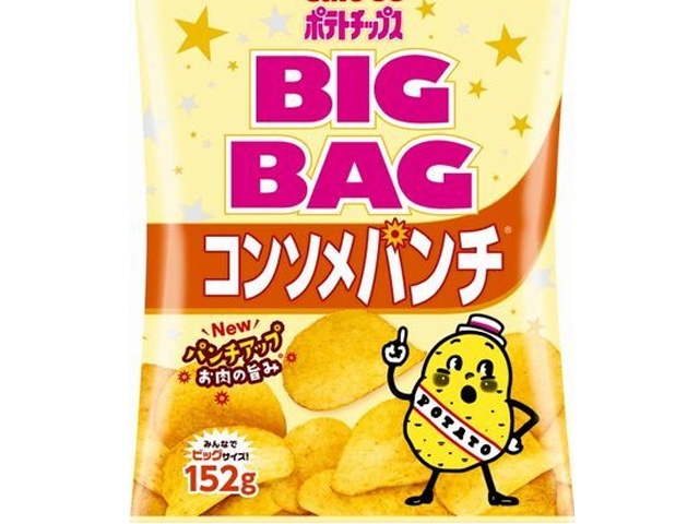 カルビー ビッグバッグ コンソメパンチ152g | 商品紹介 | お菓子・駄菓子の仕入れや激安ネット通販なら菓子卸問屋タジマヤ