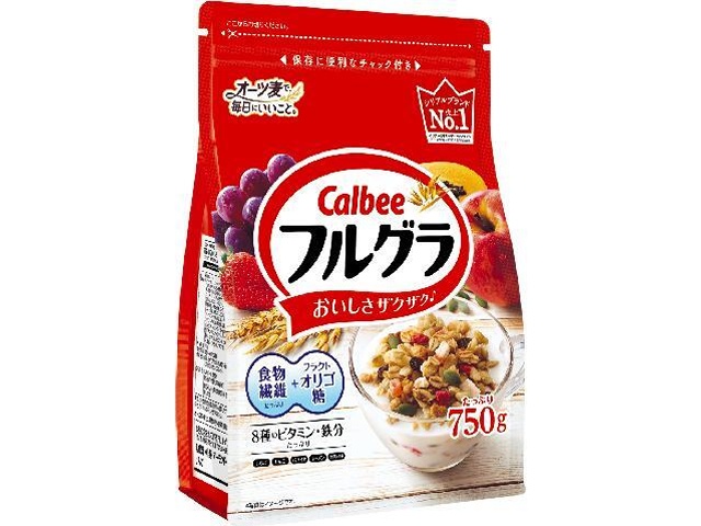 カルビー フルグラ 750g | 商品紹介 | お菓子・駄菓子の仕入れや激安ネット通販なら菓子卸問屋タジマヤ