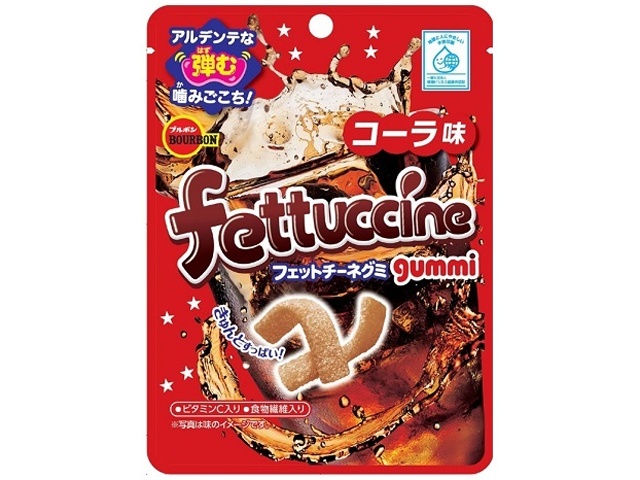 ブルボン フェットチーネグミコーラ味 50g | 商品紹介 | お菓子・駄菓子の仕入れや激安ネット通販なら菓子卸問屋タジマヤ